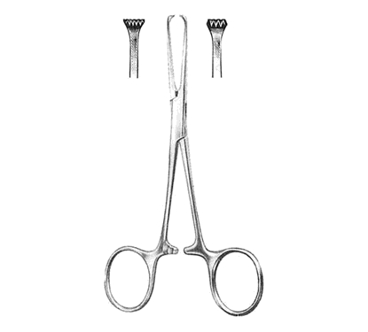 Allis-Baby Intestinal Tissue Forceps 12.0 cm, 4 x 5 Teeth – XENAMED ...