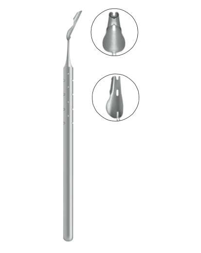Endothelial Glide Funnel-Shaped Spatula, 110mm, Cut-Out Notch At Tip ...
